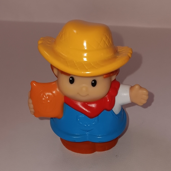 Mattel | Toys | Mattel Fisher Price Little People Farmer Figurine Toy C ...